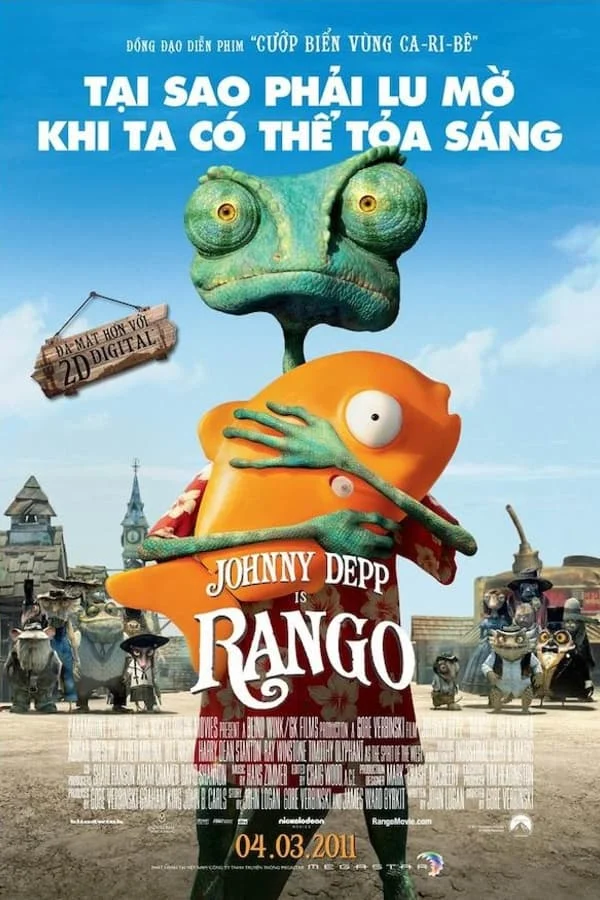 Phim Rango: Tắc Kè Nhát Gan Vietsub - HD - Motchill